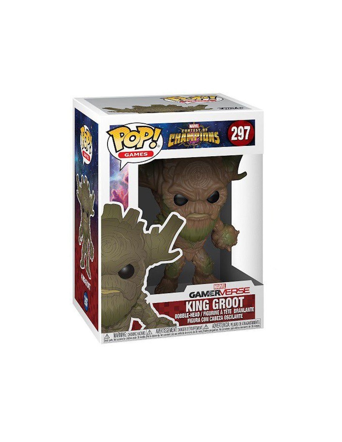 FUNKO POP GAMERVERSE MARVEL CONTEST OF CHAMPIONS KING GROOT VINYL ...