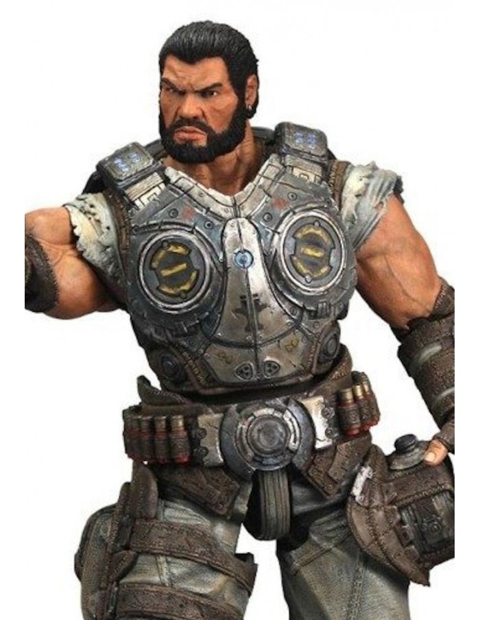 NECA GEARS OF WAR 3 SERIE 2 DOMINIC SANTIAGO DOM ACTION FIGURE NEW in ...