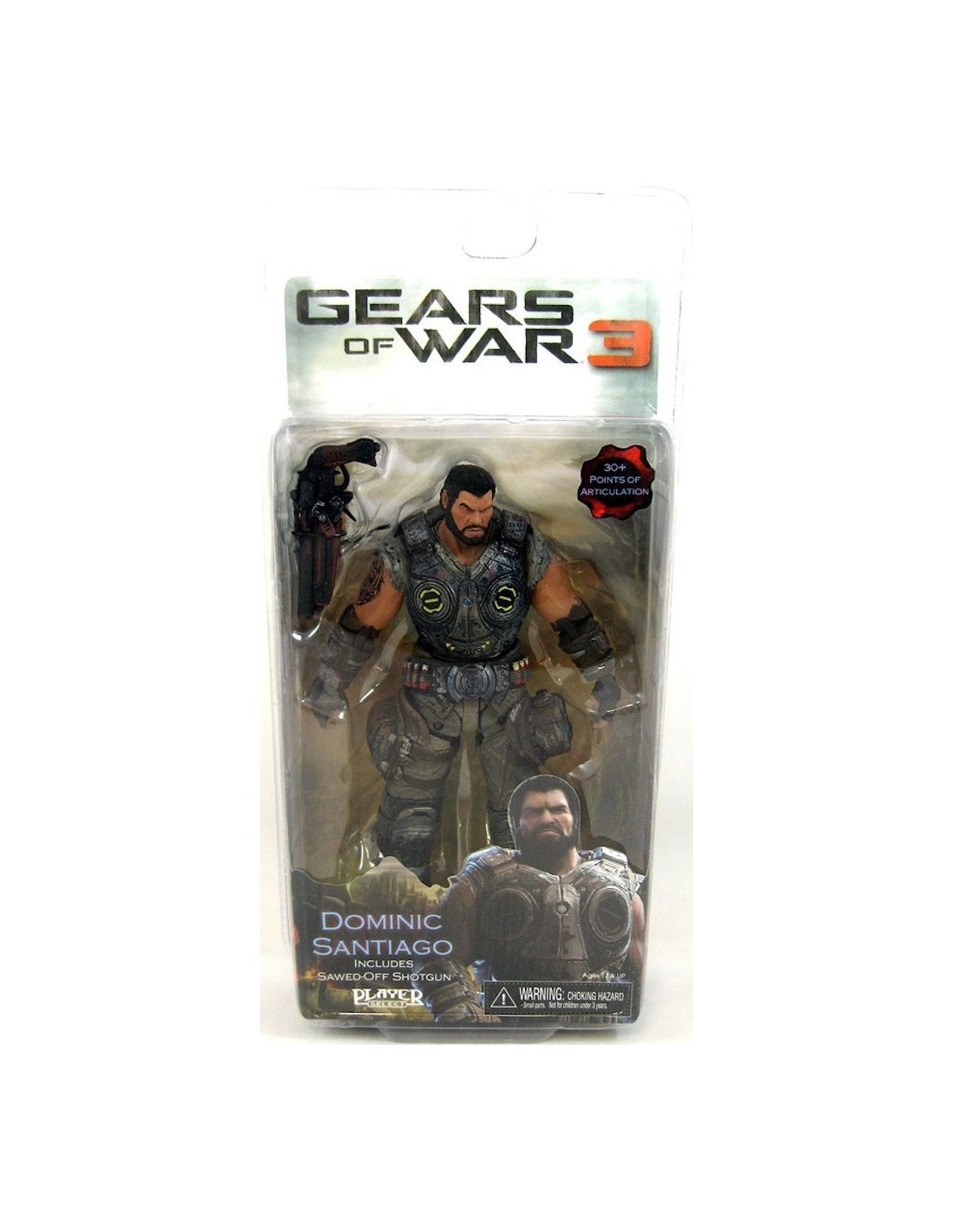 NECA GEARS OF WAR 3 SERIE 2 DOMINIC SANTIAGO DOM ACTION FIGURE NEW in ...