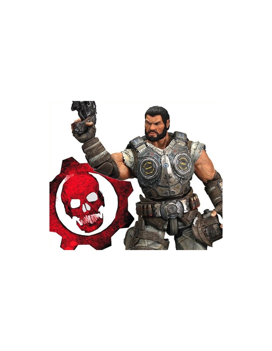 NECA GEARS OF WAR 3 SERIE 2 DOMINIC SANTIAGO DOM ACTION FIGURE NEW in ...
