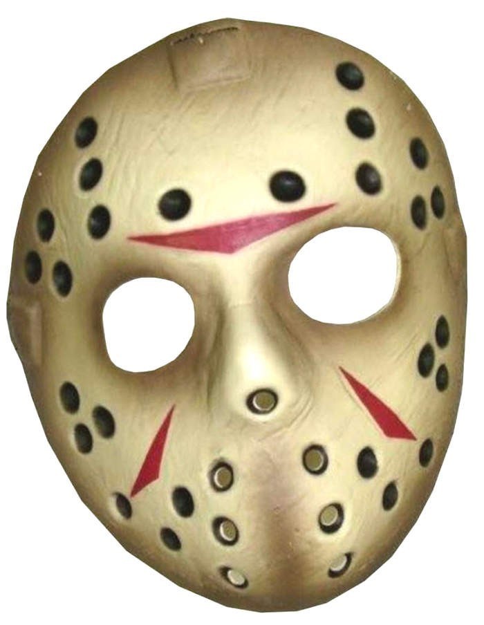 RUBIES FRIDAY 13TH JASON VOORHEES FOAM MASK REPLICA HORROR NUOVA