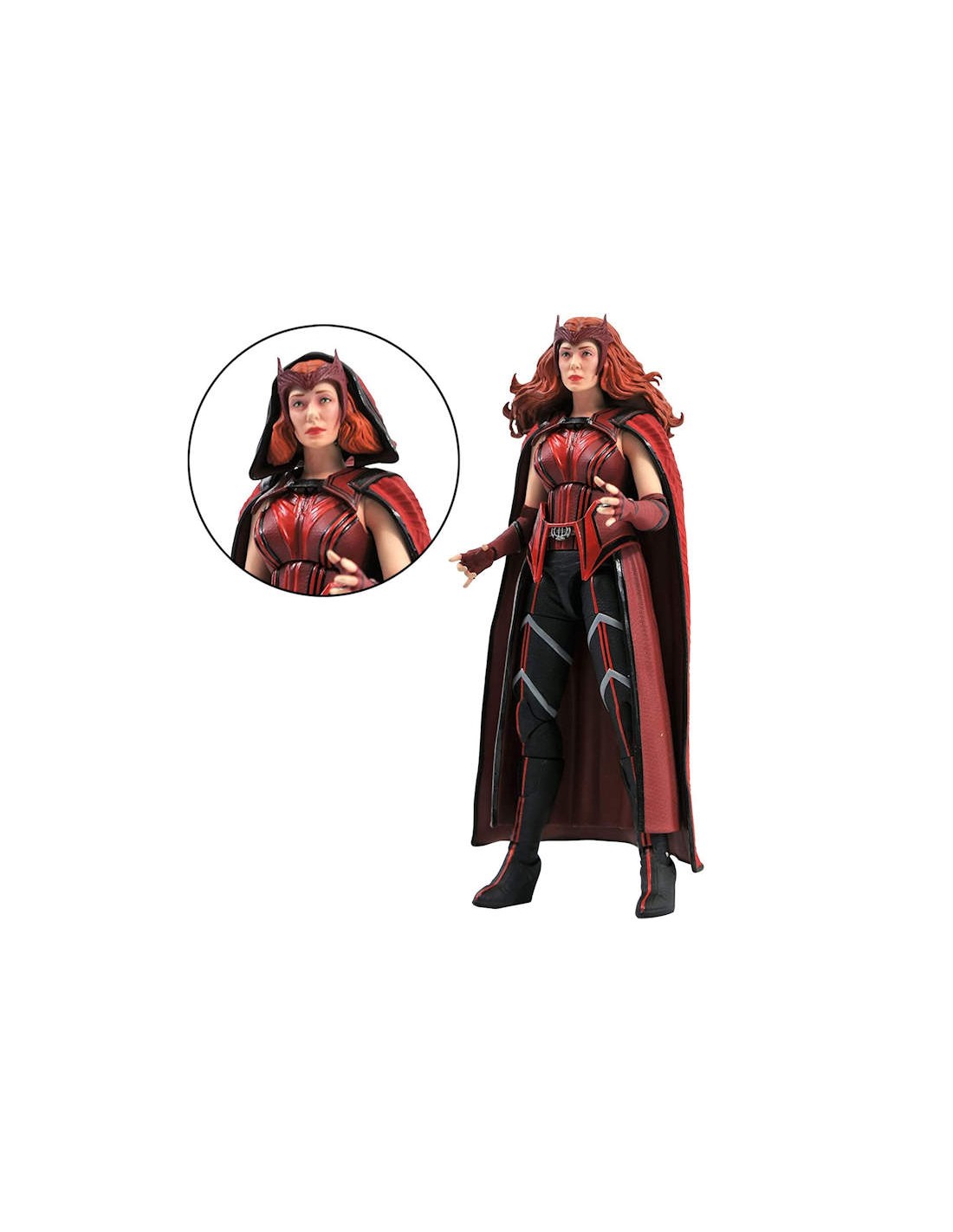 MARVEL SELECT AVENGERS WANDAVISION SCARLET WITCH ACTION FIGURE NEW NUOVO