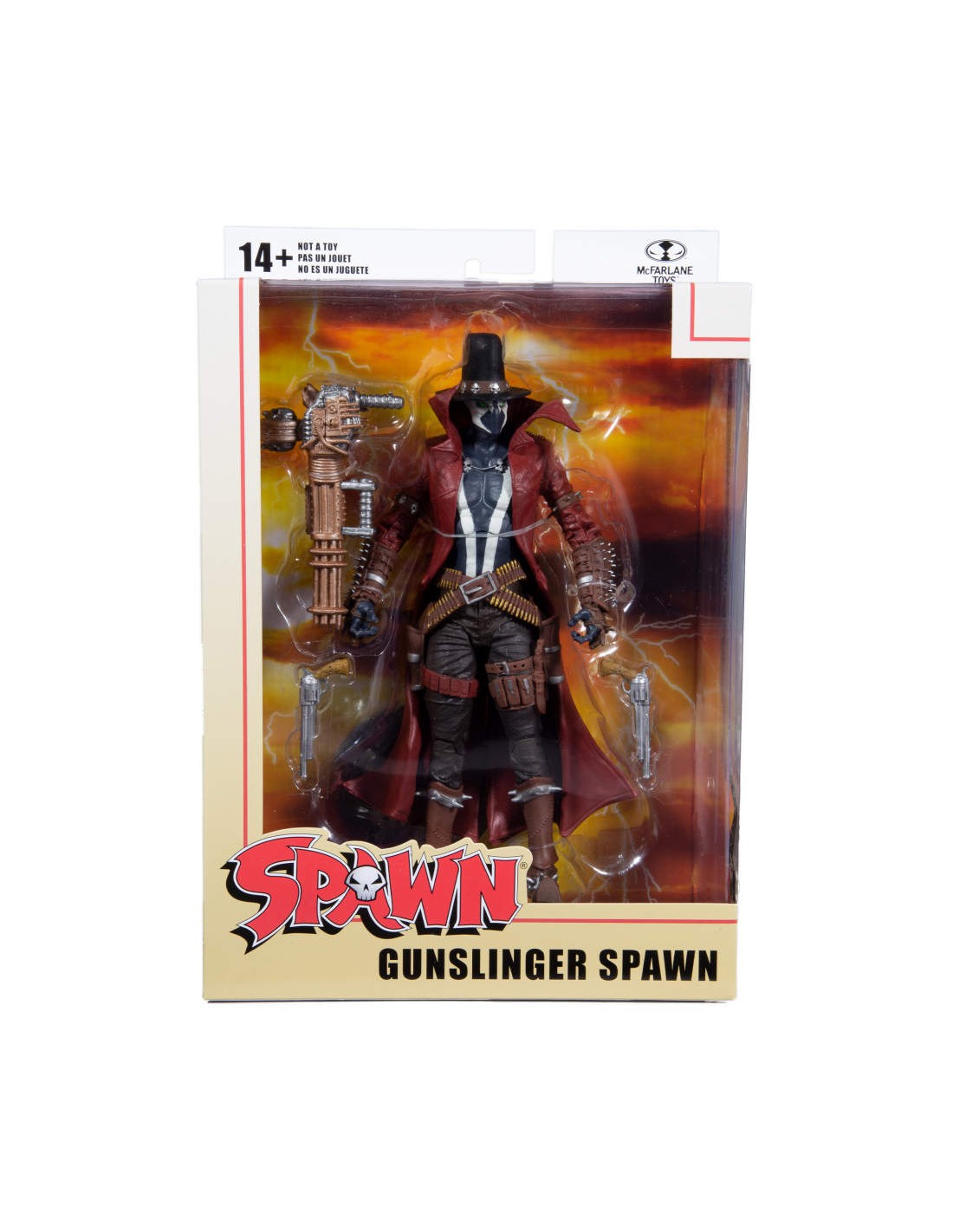 McFarlane SPAWN - GUNSLINGER SPAWN (GATLING GUN) ACTION FIGURE NEW NUOVO