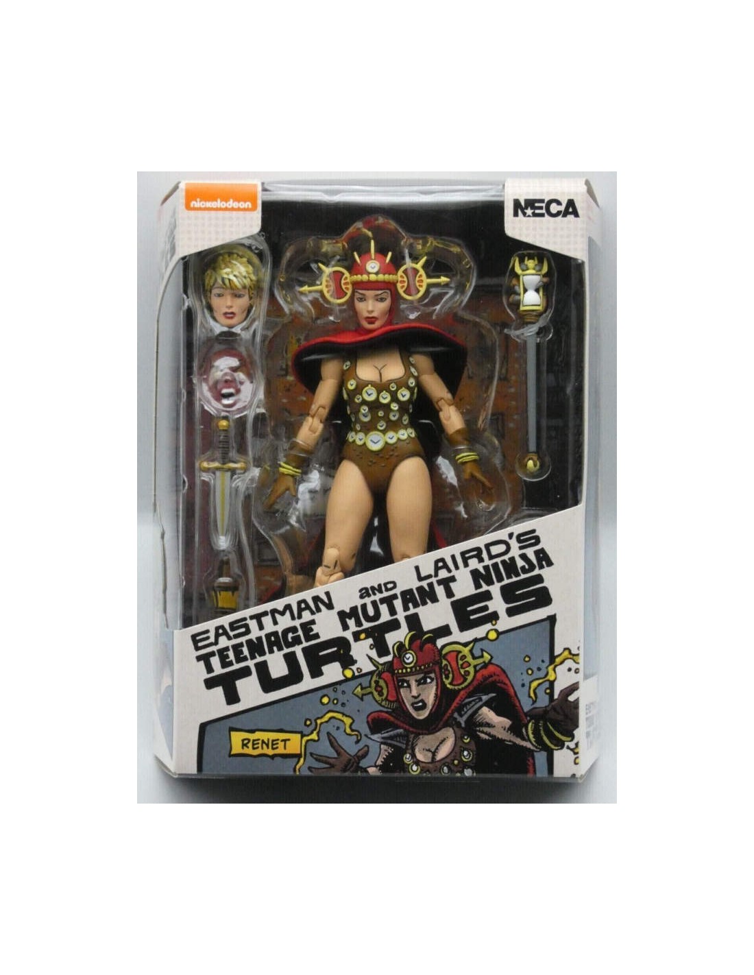 NECA TMNT TEENAGE MUTANT NINJA TURTLES MIRAGE COMICS RENET ACTION FIGURE