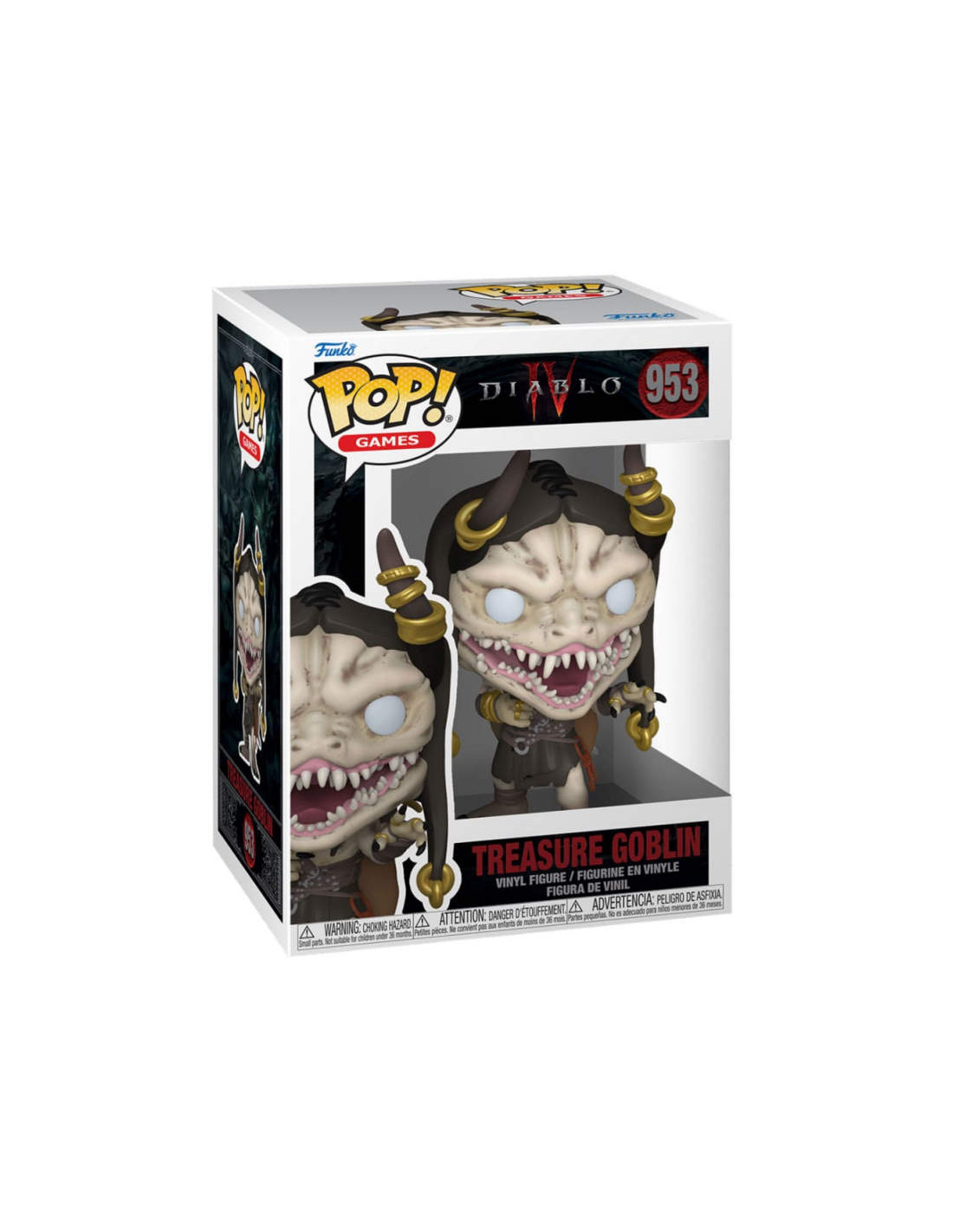 FUNKO POP GAMES DIABLO 4 - TREASURE GOBLIN 953 VINYL FIGURE NEW!