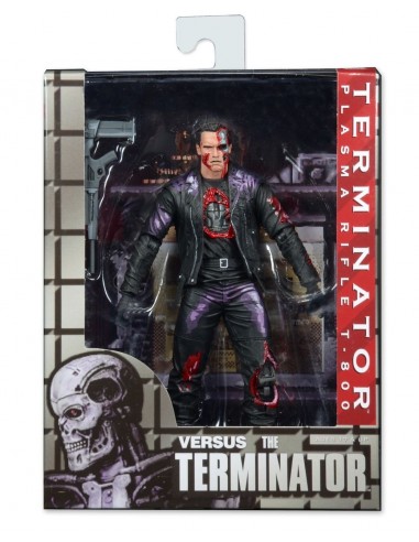 NECA ROBOCOP VS TERMINATOR SERIES 1 T800 T 800 PLASMA RIFLE ACTION ...