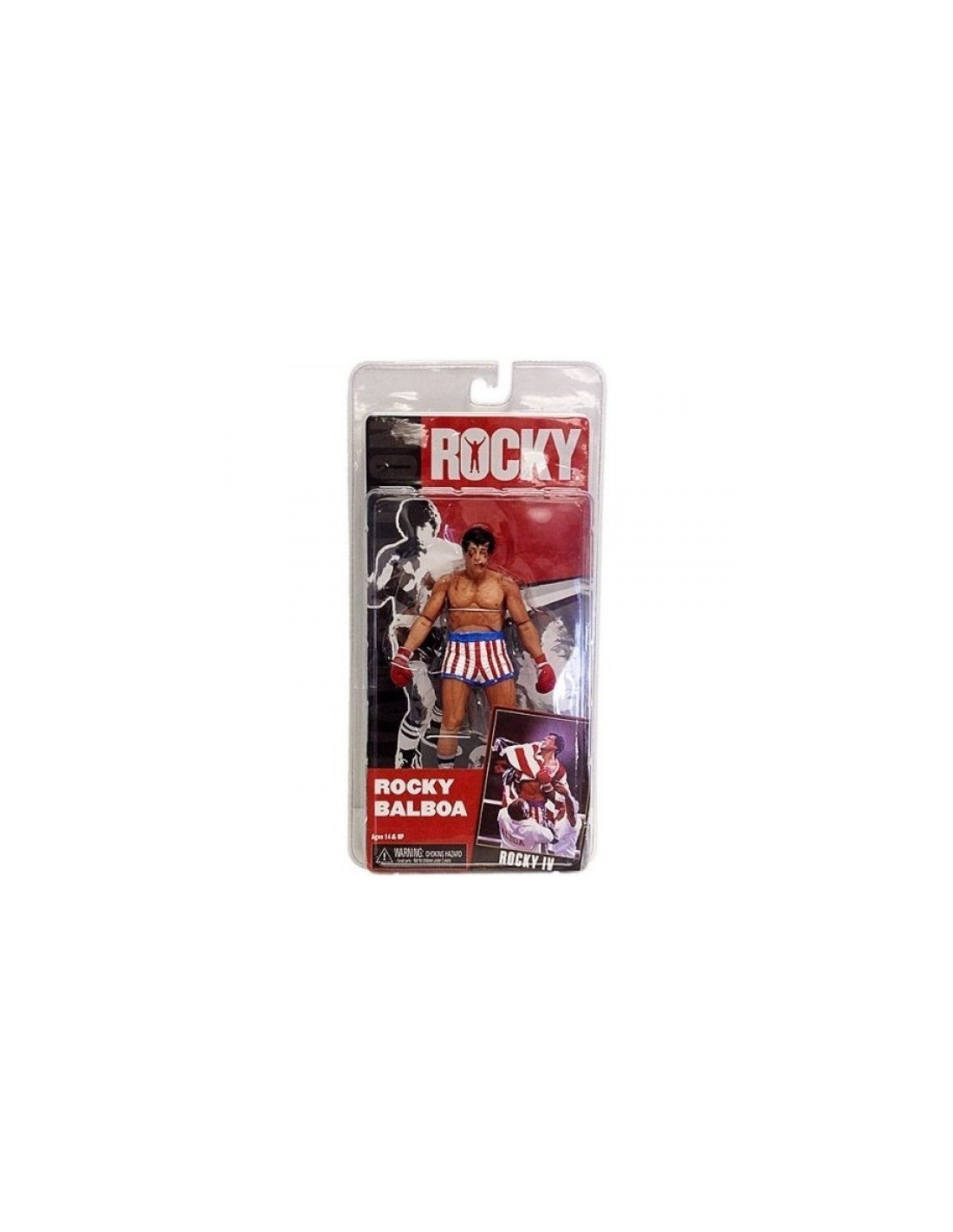 NECA ROCKY BALBOA Serie 2 ROCKY 4 SYLVESTER STALLONE BLOOD VER. FIGHT NEW!!