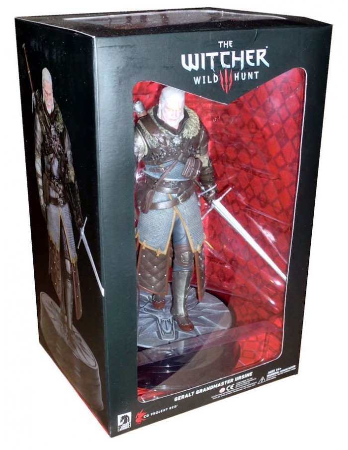 DARK HORSE PVC FIGURE THE WITCHER 3 WILD HUNT GERALT GRANDMASTER URSINE ...
